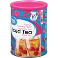 Great Value Raspberry Flavor Iced Tea Drink Mix 23.6 oz makes 10 quarts ...