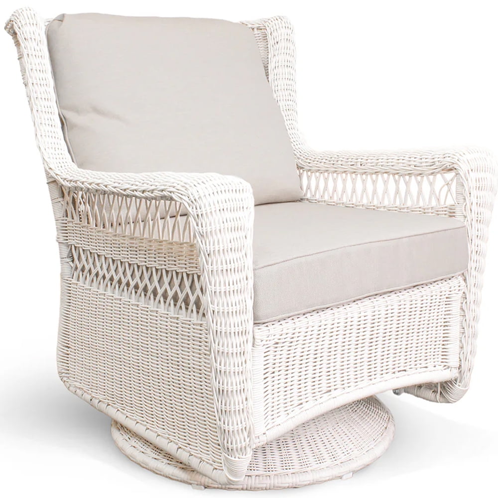 Patio Swivel Glider Rocker Chair Outdoor Wicker Rocking Chair All ...