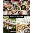 Burnt Orange Grey Round Table Placemats Set of 6 Wedge Placemats ...