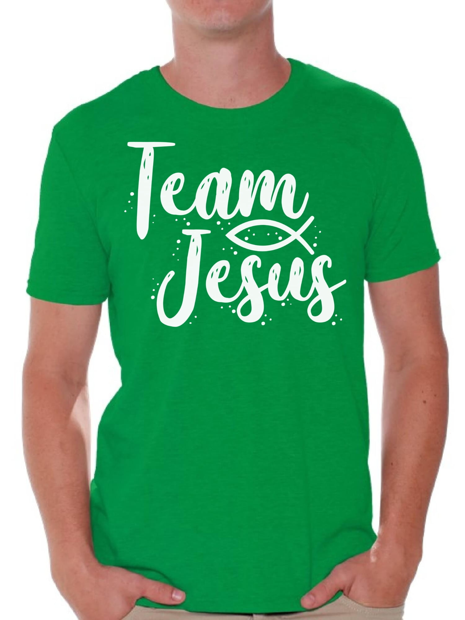 Awkward Styles Team Jesus T Shirt For Men Christian Mens White Shirts