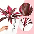 Lvgun Under $5 Artificial Ti Plant Large Realistic Artificial Fern ...