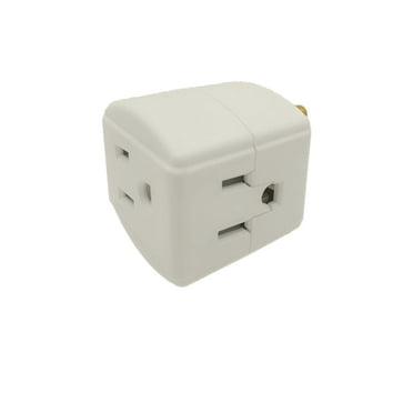 GENERAL ELECTRIC 6-Outlet Wall Adapter, Reset Button, Wide Spaced ...