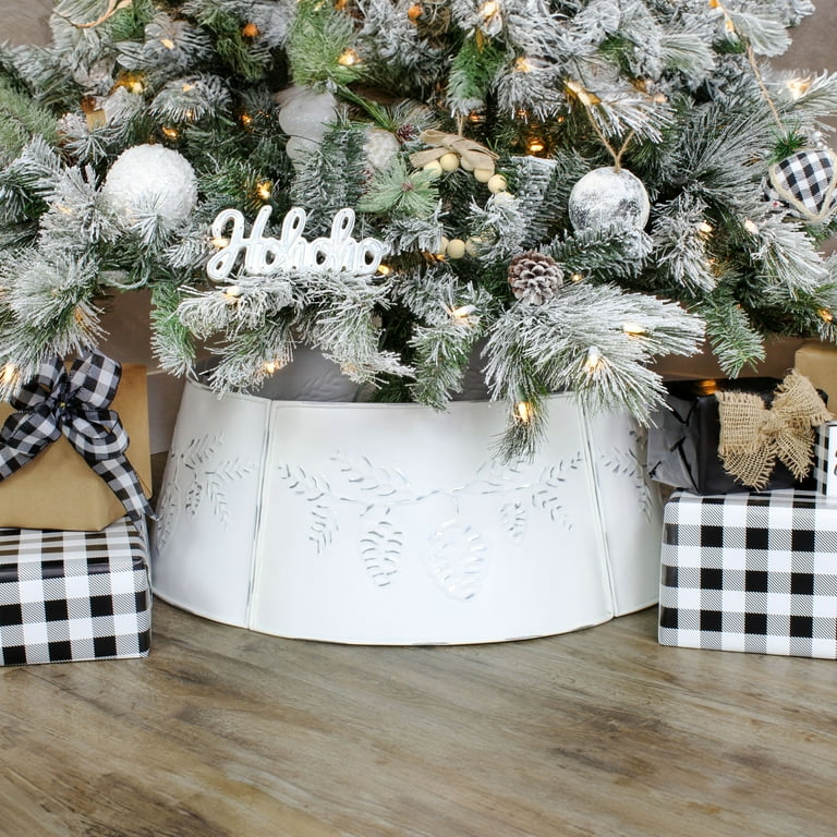 Rustic White Christmas Tree