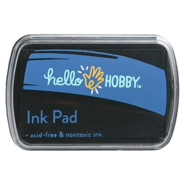 Hello Hobby Multicolor Washable Stamp Pad with 6 Bright Ink Colors for ...