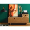 Affixzi Retro Abstract Trumpet Player Rolled Poster, Mid-Century Music ...