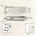 Tersanhong USB Flash Drive 2TB, Dual USB-C and USB-A, 2-in-1 Portable ...