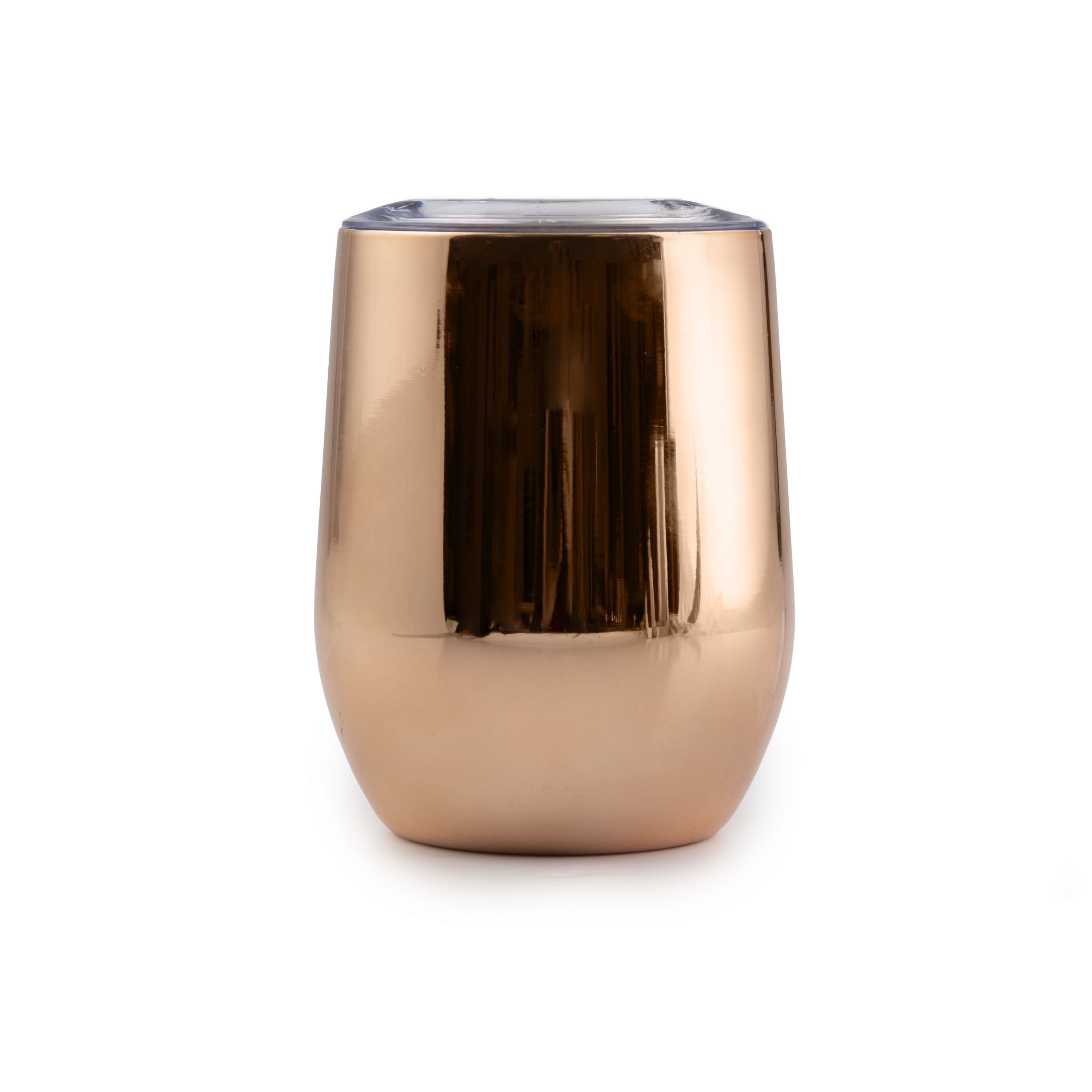 Bar 340 by Cambridge 12-Ounce Copper Stemless Wine Tumbler with Lid ...