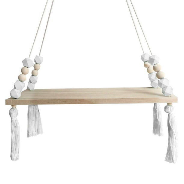 Wooden Beads Of DIY Wall Shelf Room Balance Shelf Storage Shelf ...