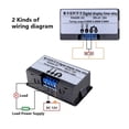 AC 110V-220V 12V/24V Cycle Time Timer Delay Relay LED Dual Digital ...