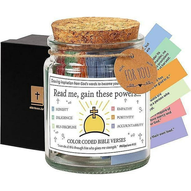 Bible Verses Jar For Emotions And , Jesus Scripture Jar, Bible Verses ...
