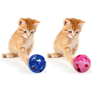 Pets First Large Size Cat Ball with Bell Toy for Cats Kittens and Other ...