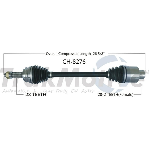 CV Axle Shaft Fits select: 2011-2014 JEEP PATRIOT, 2011-2014 JEEP ...