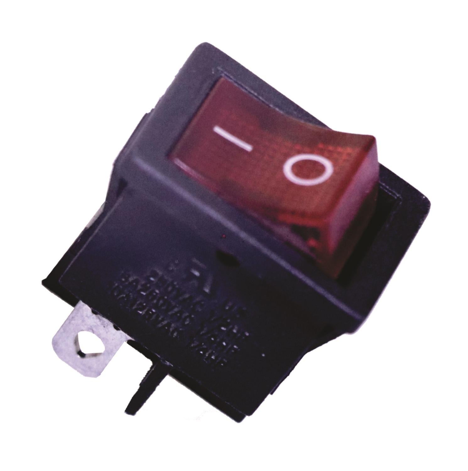 SWITCH BALANCIN CON PILOTO DE 3 PATAS 1P - 1T 6A 250V / 10A 125V RADOX ...
