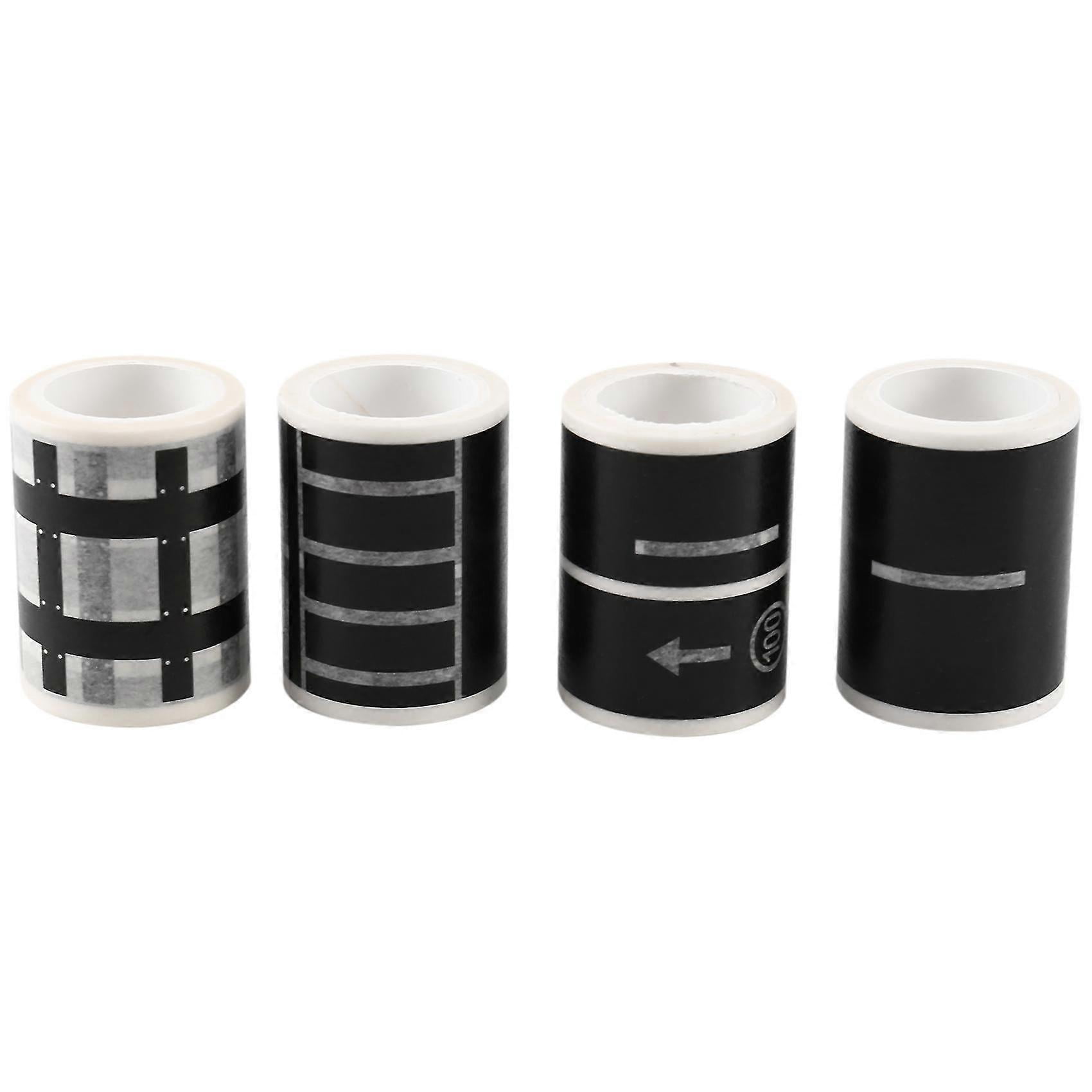Railway Highway Road Tape 4 Rolls 4.8cmx5M Sticker Traffic Road ...