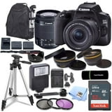 Canon EOS 250D DSLR Digital Camera W/ 18-55mm Lens & 32GB + Backpack ...