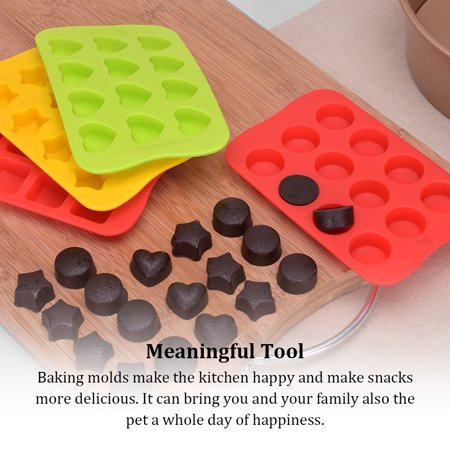 Star-Shaped Chocolate Molds Mini DIY Ice Cube Fondant Cake Tray Non ...