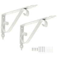 2Pcs Wall Mounted L Shaped Angle Bracket Multifuntional Brace Shelf ...