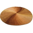 EORC Brown Hand-Tufted Wool Contemporary Swirl Rug, 6' Round - Walmart.com