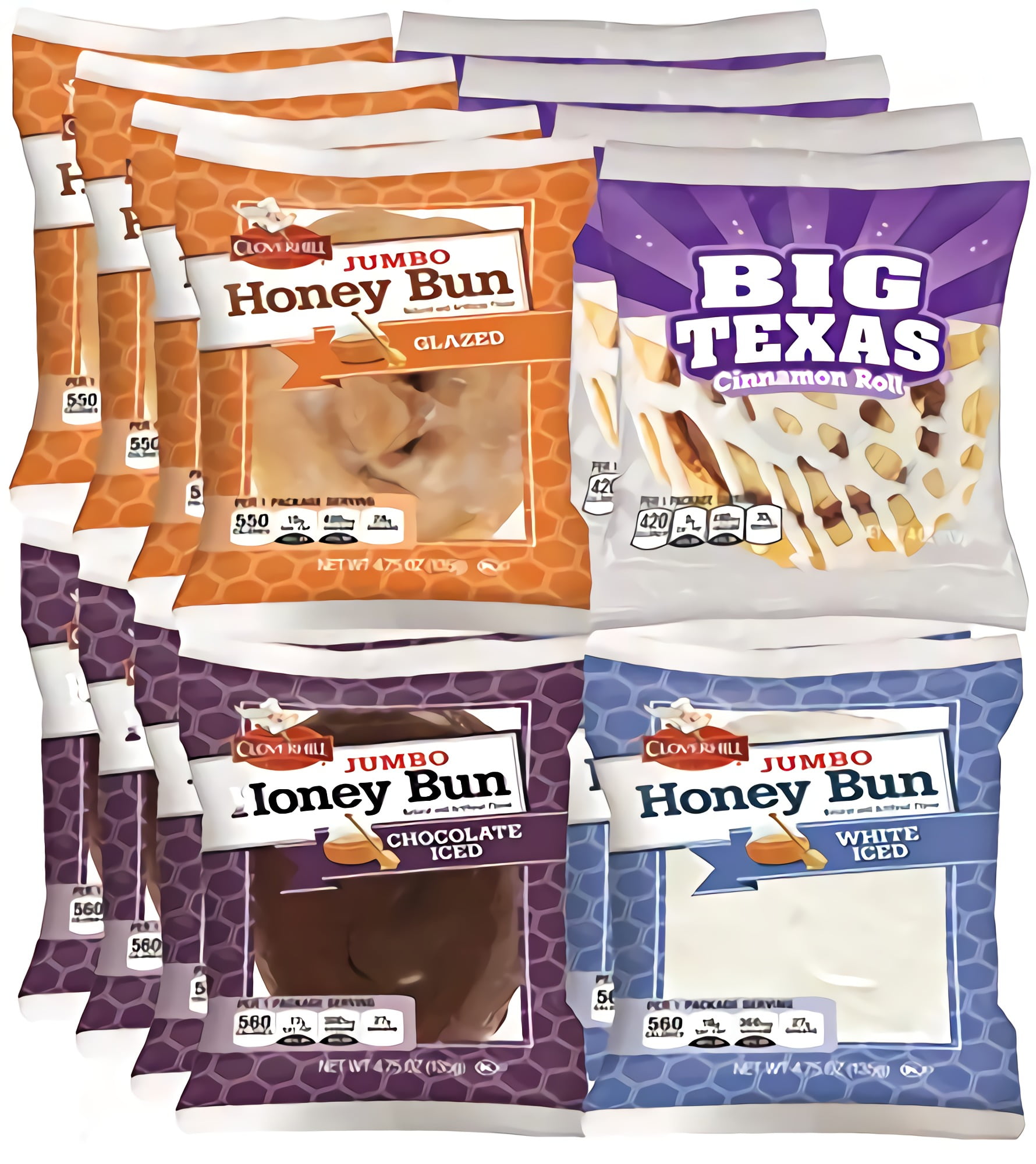 Cloverhill Bakery Ultimate Honey Bun Variety Pack | Big Texas ...