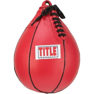 Title Boxing Gyro Balanced Leather Punch Training Speed Bag - Medium ...