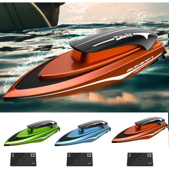 Zacro 2.4G Remote Control Boat, 20+ MPH High Speed Fast Racing Boat for ...