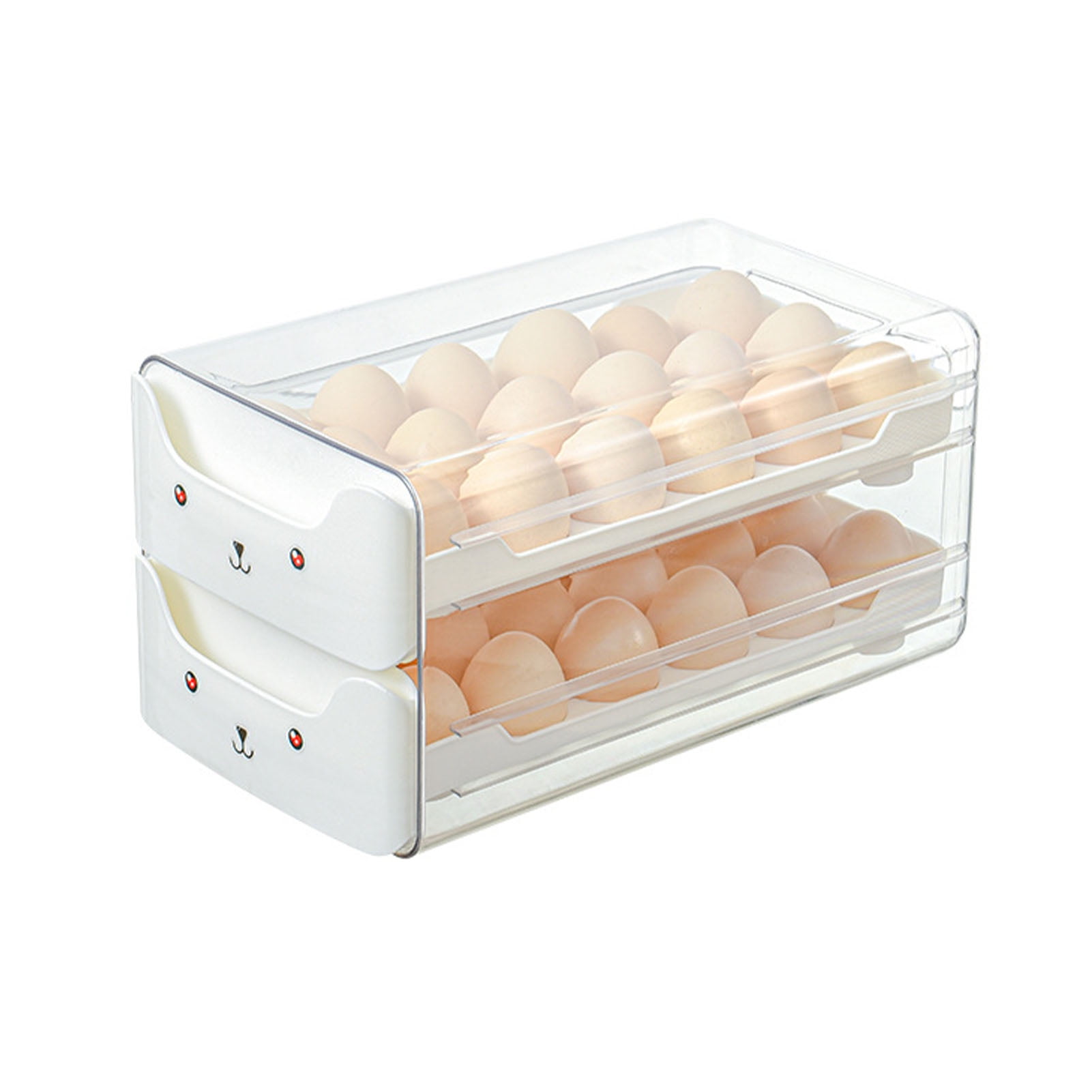 Click here for Vobor-Ca Egg Drawer double Layer Egg Drawer Clear... prices