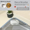 Sink Drying Rack Roll Up Triangle Dish Drying Rack For Sink Corner Roll