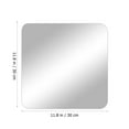 BESTYASH 4-Pack Self-Adhesive Acrylic Mirror Sheets, Plated Stick-On ...
