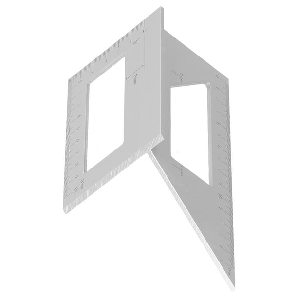 Herramienta de ángulo T, calibre de ángulo T de 45°/90° Regla de medida ...