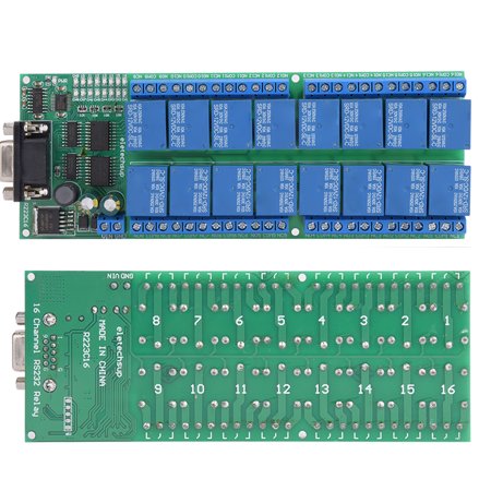 DB9 Relay Board, Serial Port DB9 Relay Module RS232 Relay Module Relay ...