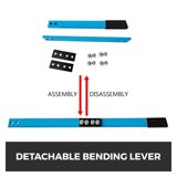 Pipe Bender Manual Detachable Lever Hot & Cold Flat Round Angle Steel ...