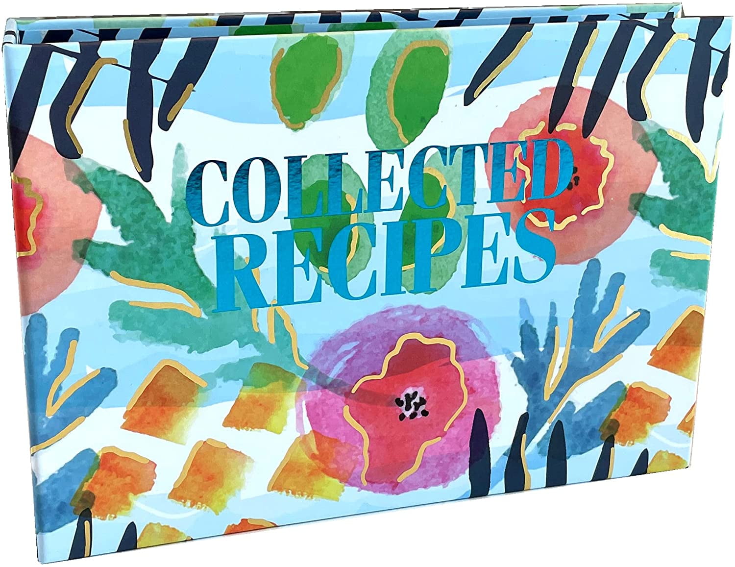 Recipe Card Binder Organizer with 12 Tab Dividers - Watercolors from ...