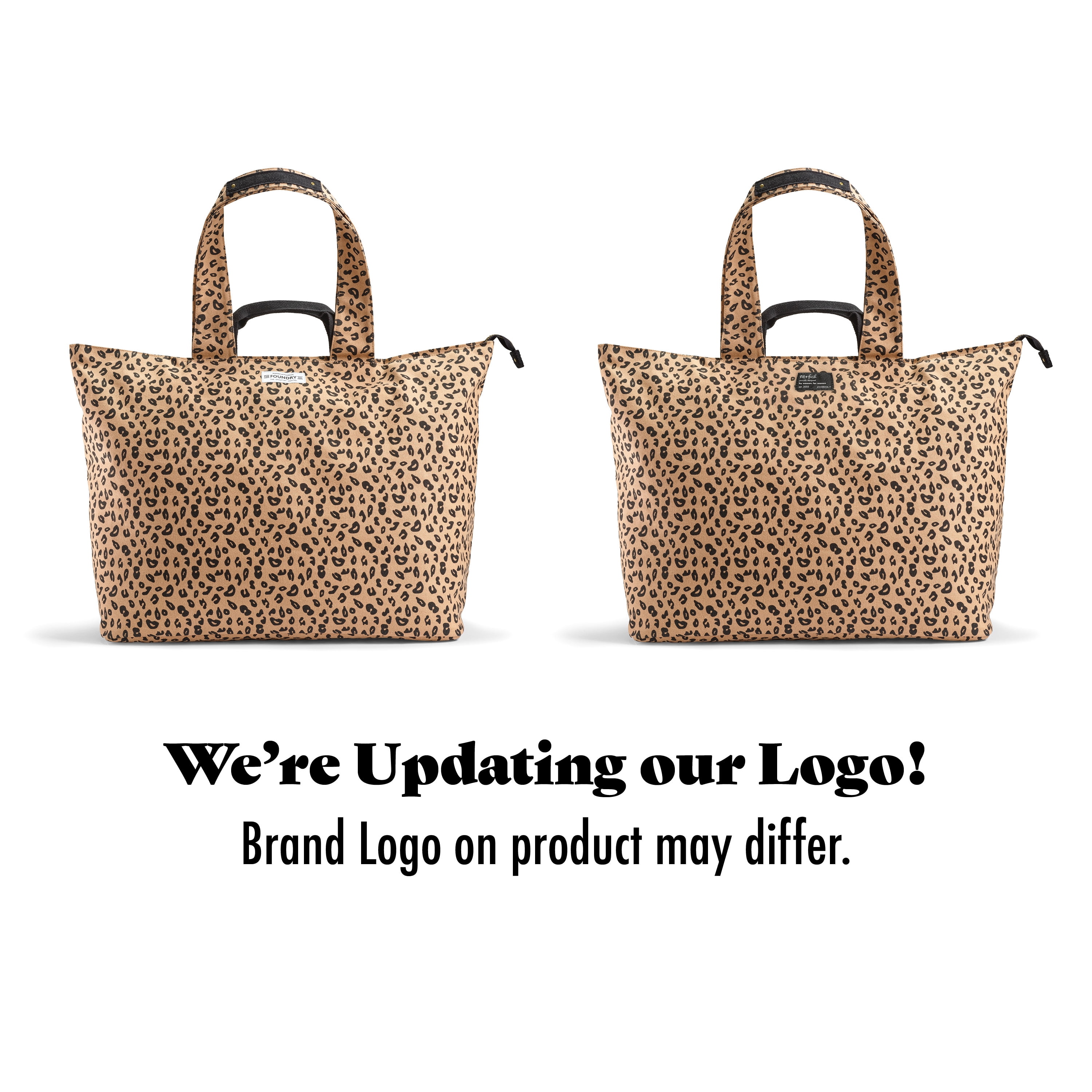 Leopard Logo Brand Bag