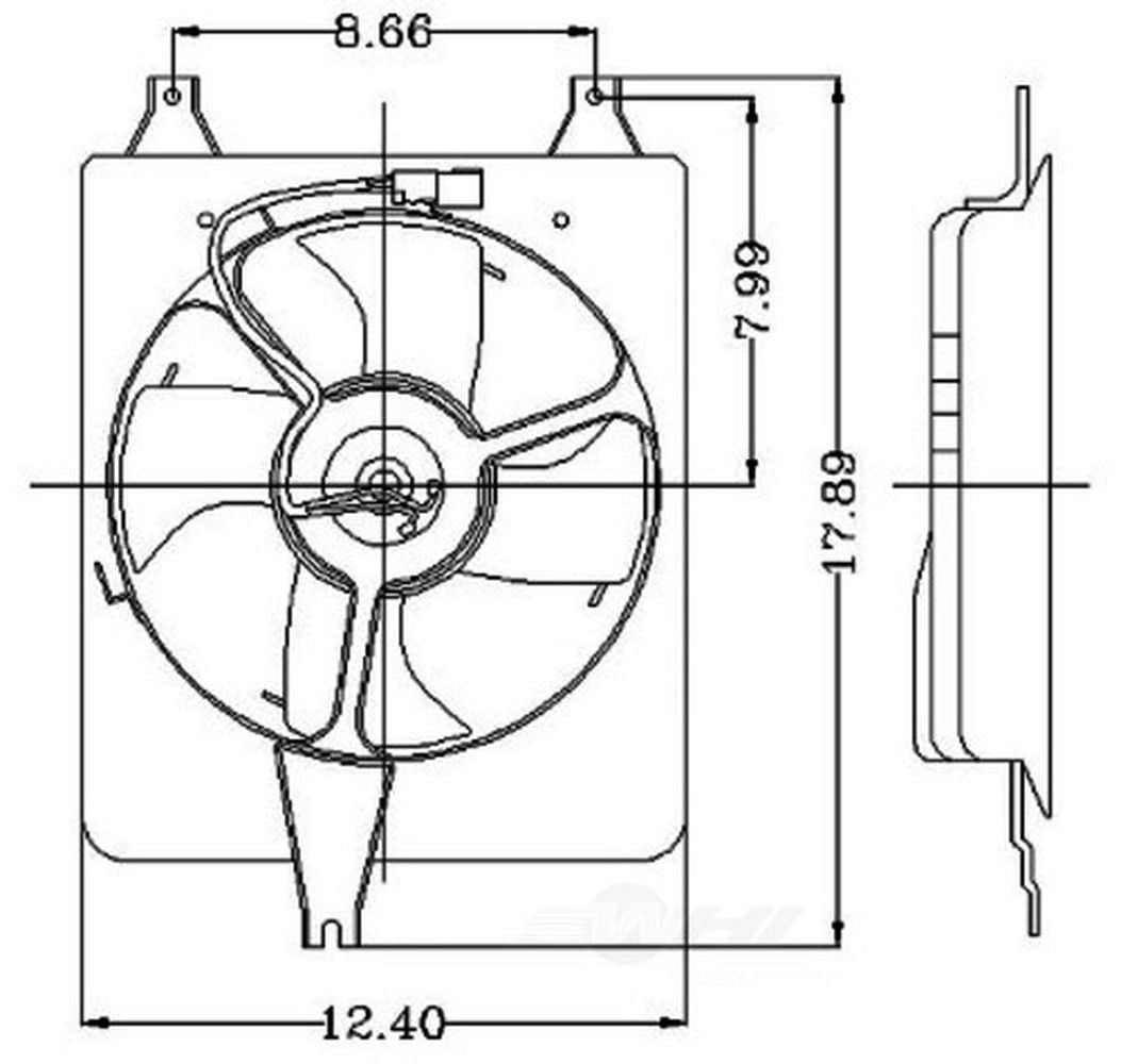 Engine Cooling Fan Assembly - Walmart.com