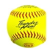 (4 Pack) Worth 12" Yellow Practice Slowpitch Softballs - Walmart.com