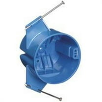 Carlon 50 Lb. Rating Nail On PVC Molded Ceiling Box with Grounding Lug ...
