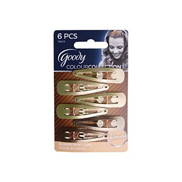 GOODY - Styling Essentials Slide Proof Snap Clips - 6 Count - Walmart.com