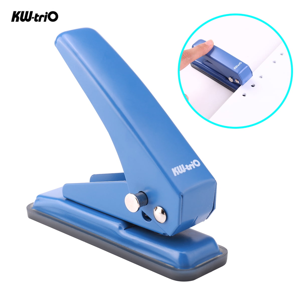 Kw Trio Mini Metal Single Hole Punch 1 Hole Paper Puncher 20 Sheet