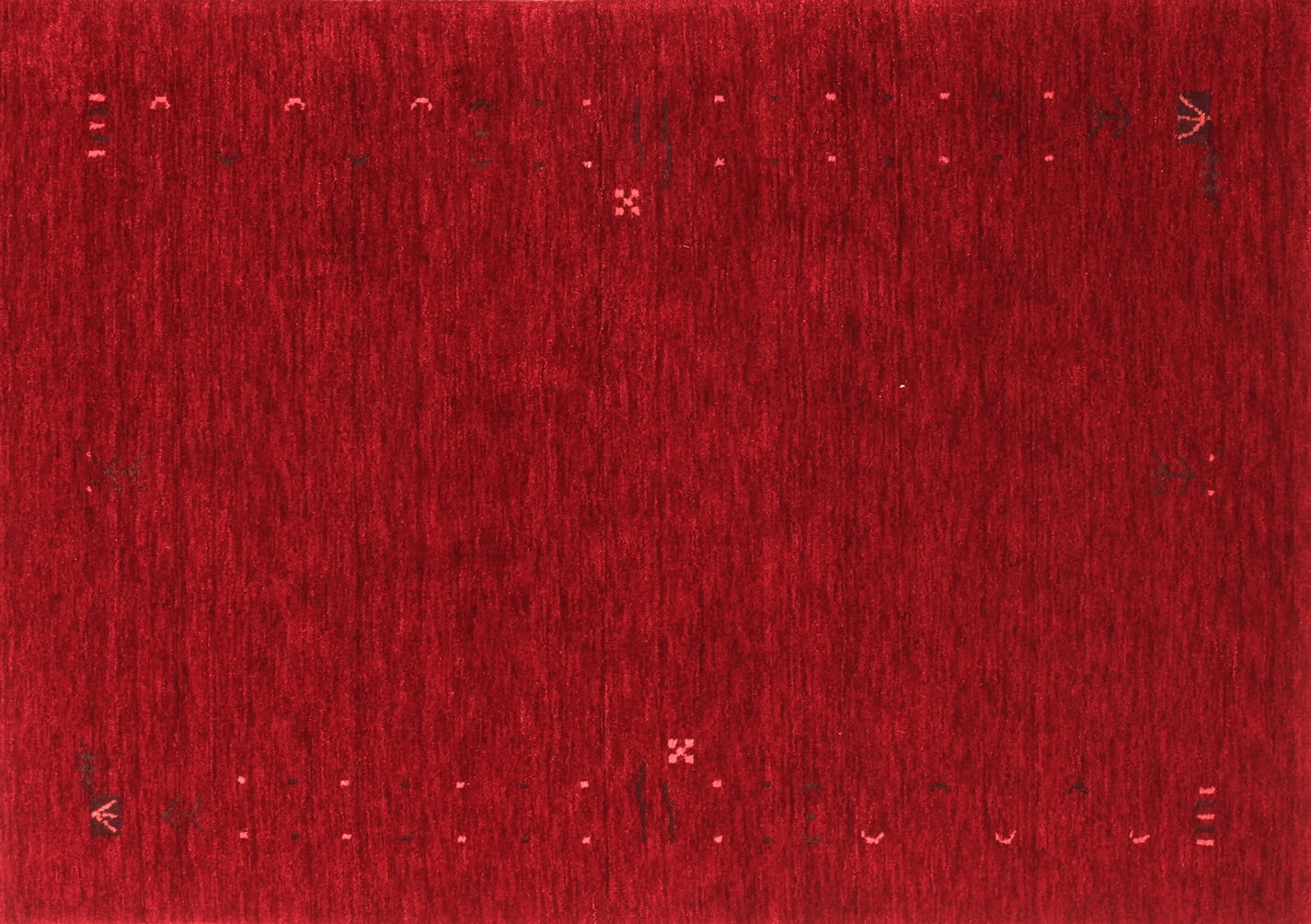 Ahgly Company Indoor Rectangle Abstract Red Contemporary Area Rugs, 2 ...