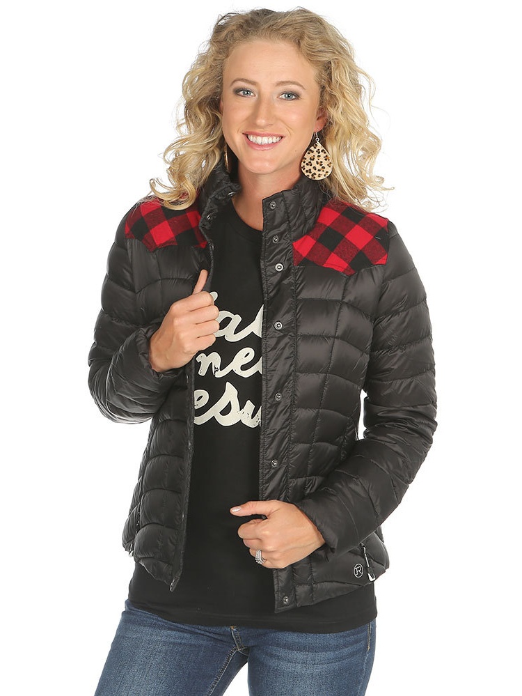 Roper Apparel - Roper Apparel Womens Buffalo Plaid Jacket W/Softshell ...