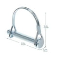 12pcs Wire Lock Pin Heavy Duty Safety Coupler Pin Shaft Locking Hitch ...