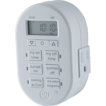 myTouchSmart 7-Day Indoor Plug-In Digital Timer, 1-Outlet, 33860 ...