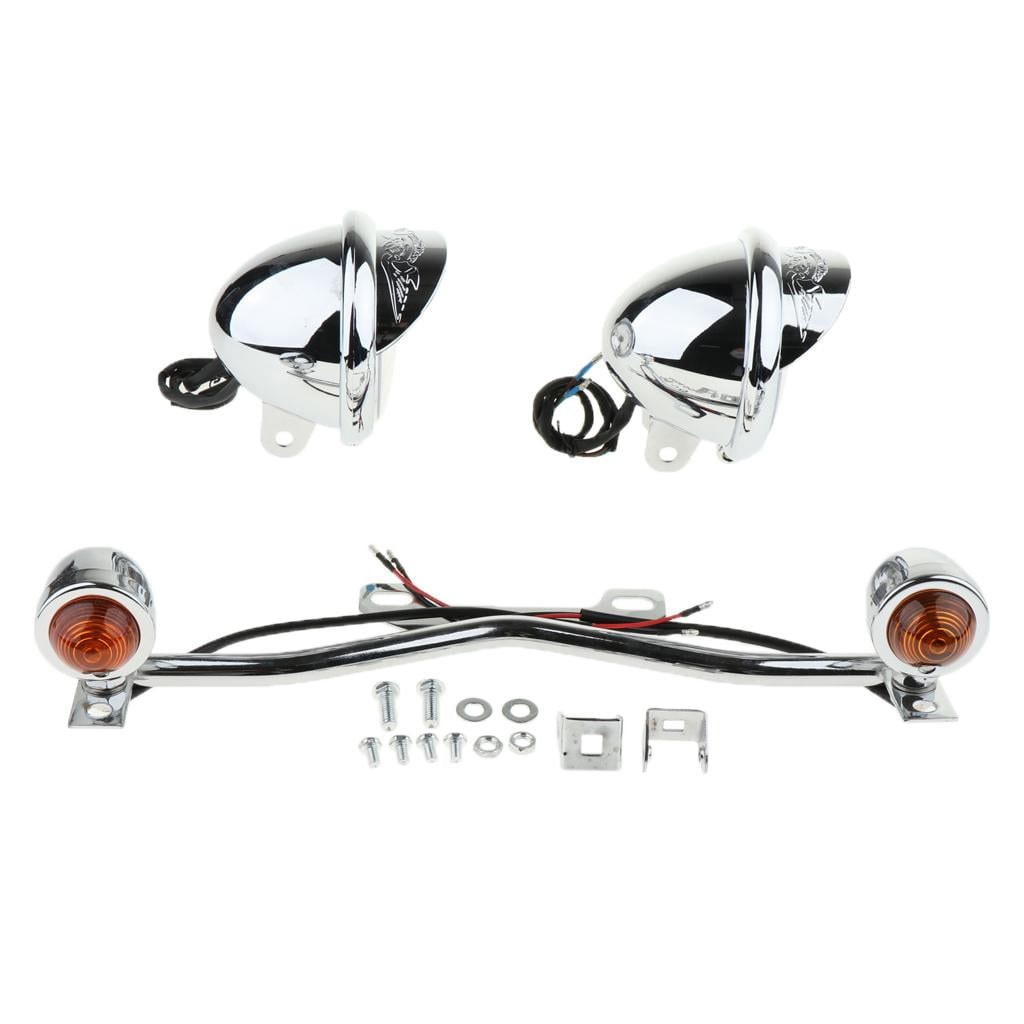 Motorcycle Driving Lamp Spot Fog Light Bracket For Shadow VT 750 1100 ...