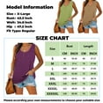 Qwertyu Plus Size Tank Tops for Women with Button Casual Loose Summer ...