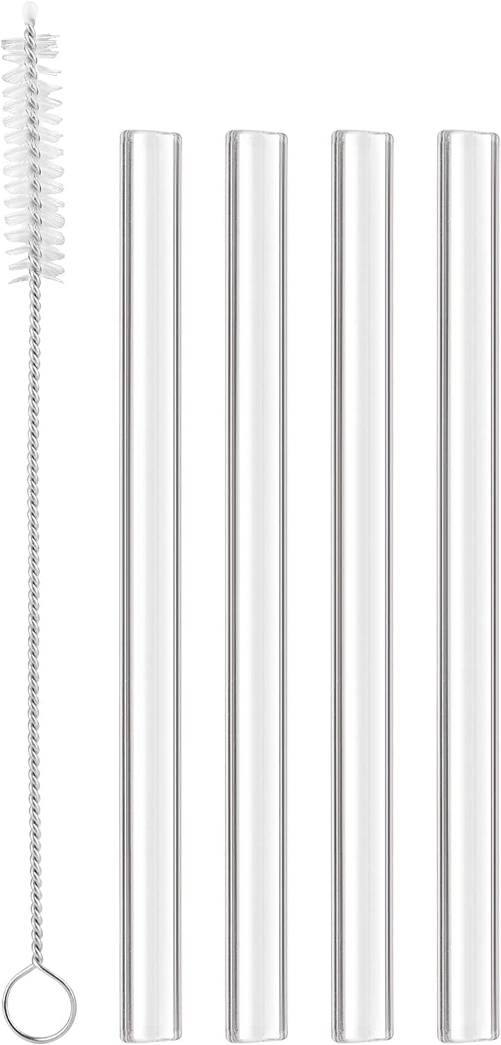 Reusable Glass Cocktail Straws (4.5") (FTA7320) - Walmart.com