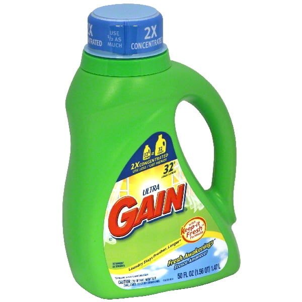Gain Base Laundry Detergent High Suds – BrickSeek