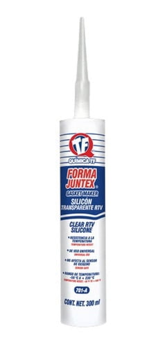 Silicon Automotriz TF Rtv Alta Temperatura Transparente 300Ml 701-A ...
