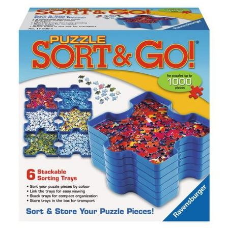 Puzzle Sort And Go 6 Stackable Sorting Trays | Walmart Canada