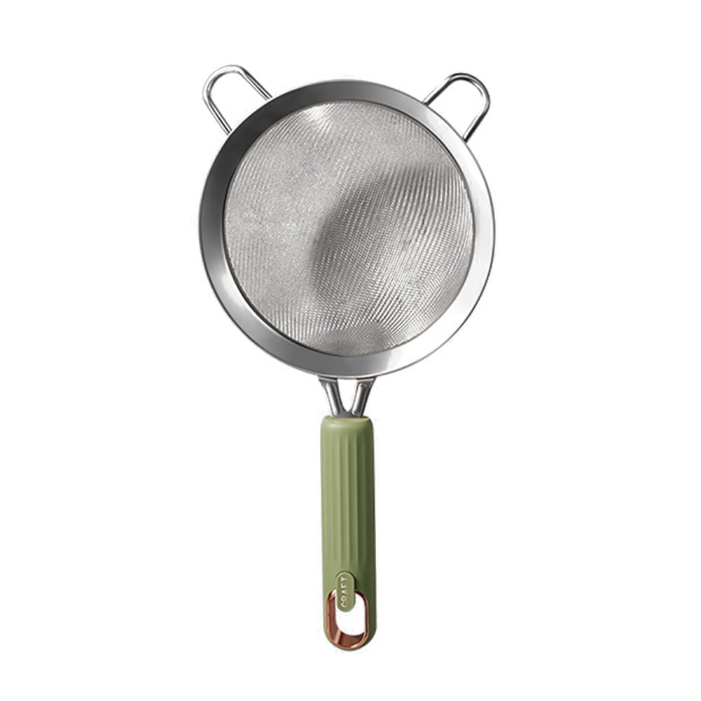 CSCHome Stainless Steel Fine Mesh Strainer, Kitchen Strainer with Hook ...
