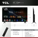 TCL 43" Q Series (NEW 2025) 4K UHD HDR QLED Smart TV with Google TV ...